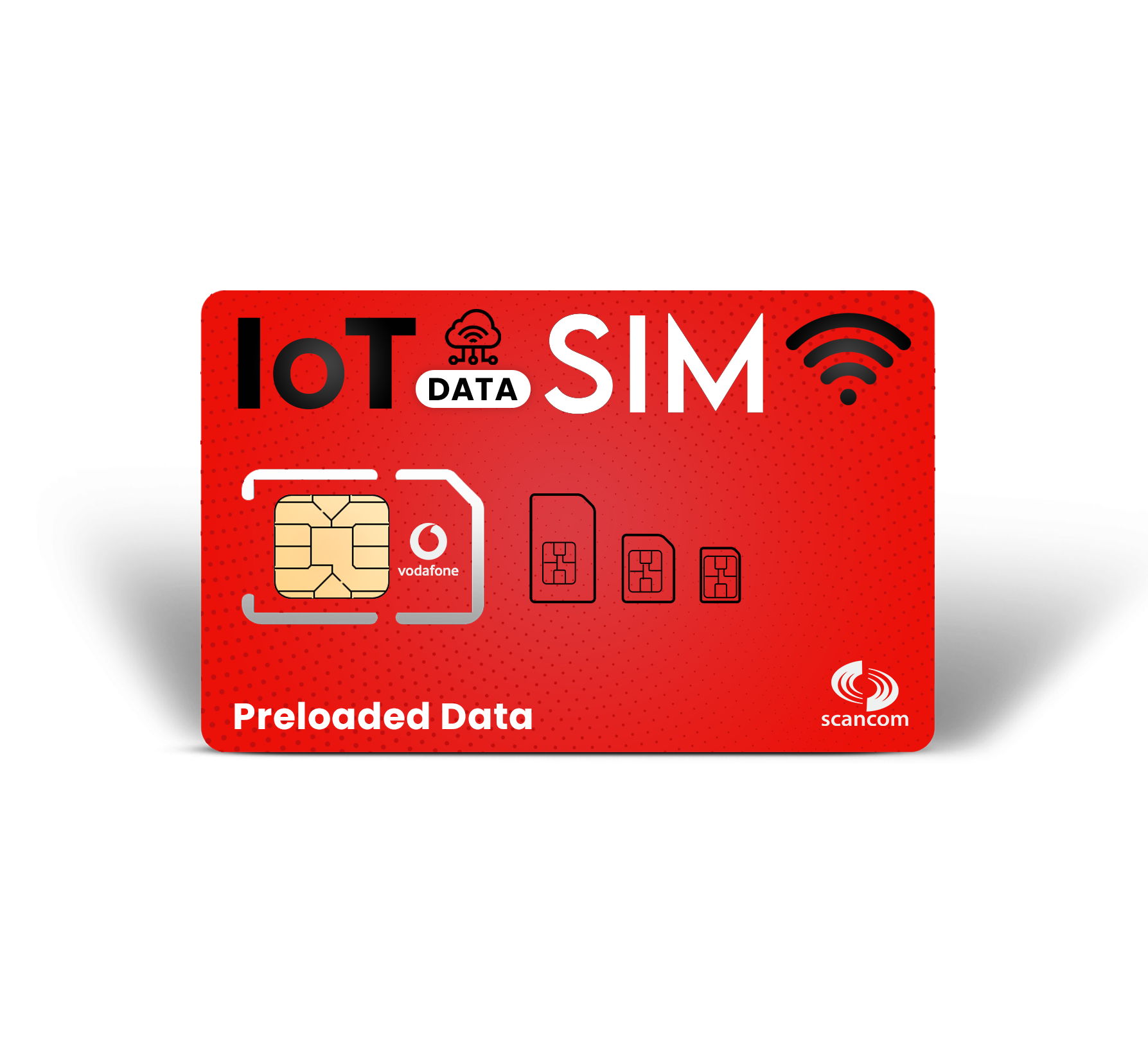 Vodafone IOT Preloaded UK Data Sim - You choose how long & how much