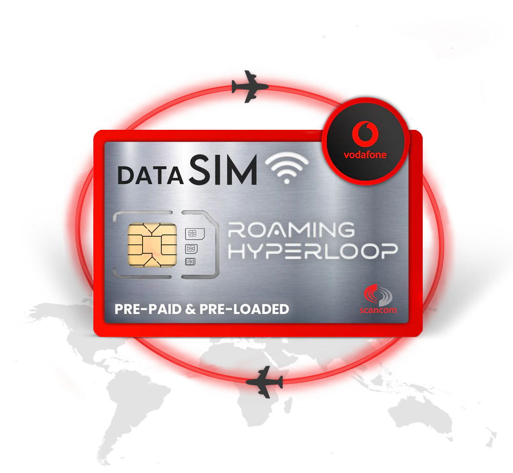 Vodafone Roaming Hyperloop - Occassional Global Data Roaming Pre-Paid